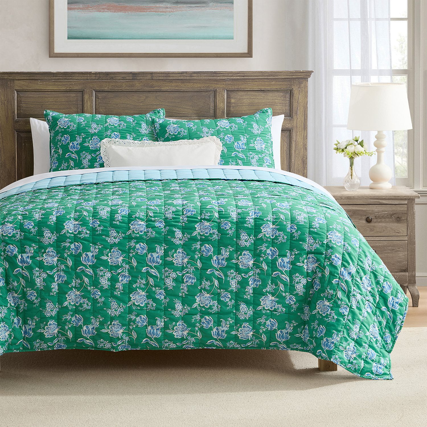Draper James 4-Piece Printed Cotton Quilt Set, Assorted Sizes ...