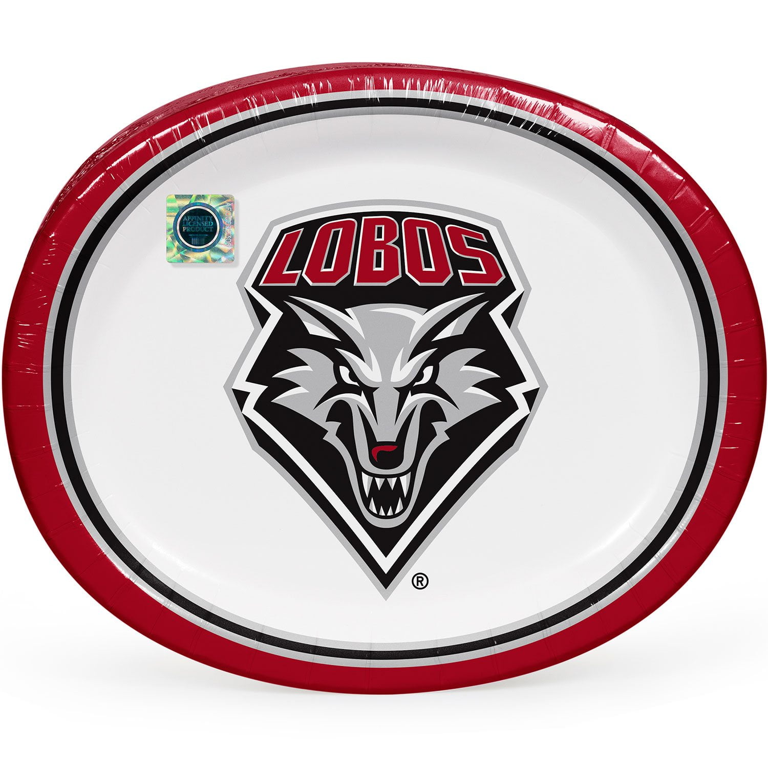 NCAA Oval Paper Plates, 10" x 12", 50 ct., Choose Team - Samsclub.com