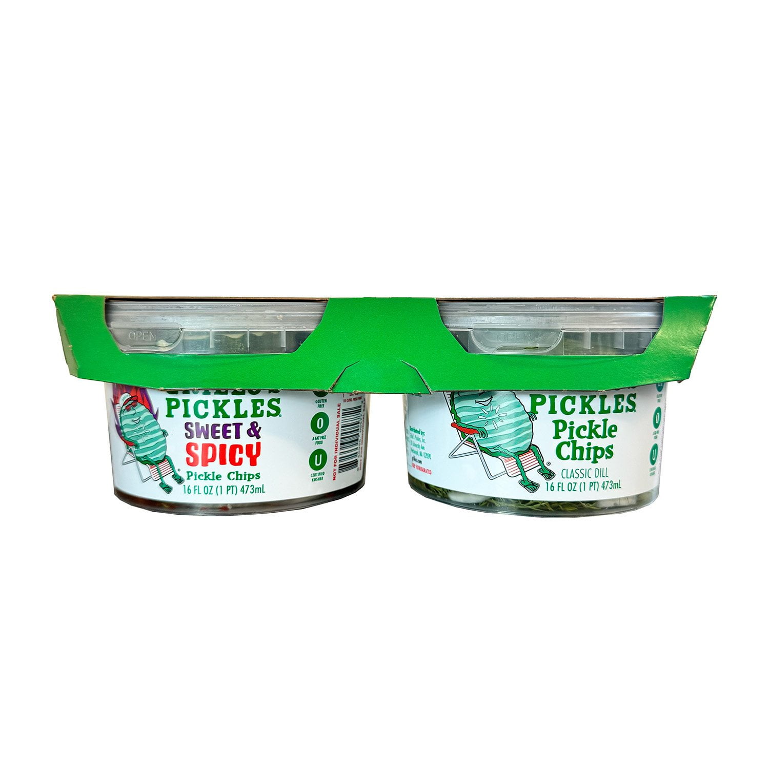 Grillo's Pickles Pickle Chips Party Pack Variety, 1 lb., 2 pk ...