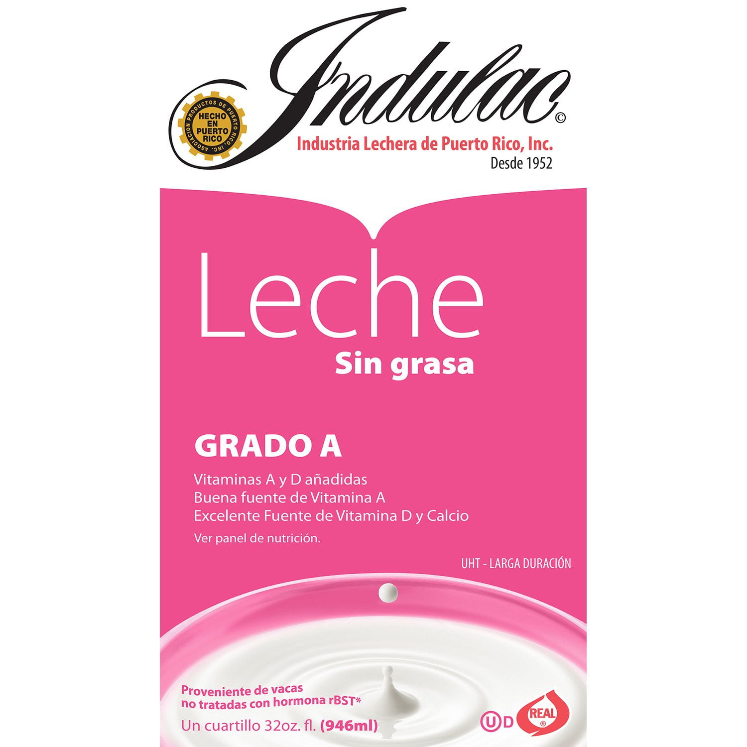 Indulac Non-Fat UHT Milk, 32 fl. oz., 12 pk. - Samsclub.com