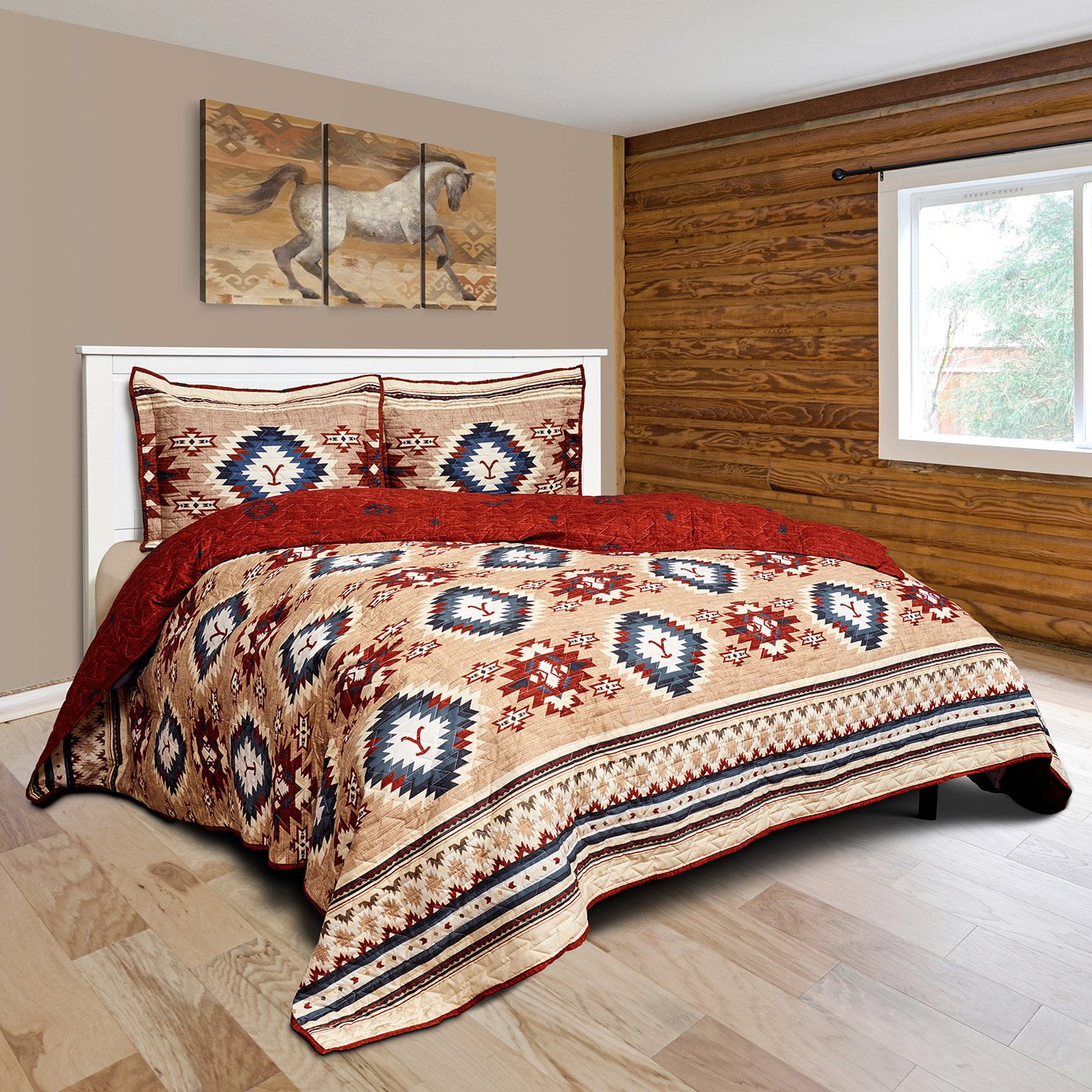 Yellowstone 3-Piece Quilt Set, Assorted Sizes - Samsclub.com