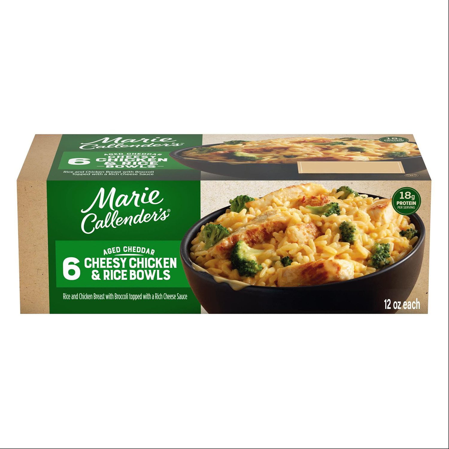Marie Callender's Cheesy Chicken & Rice Bowls, Frozen, 12 oz., 6 ct ...