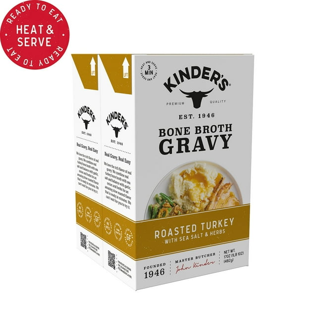 Kinder's Roasted Turkey Bone Broth Gravy Mix, 17 oz., 2 pk. - Samsclub.com
