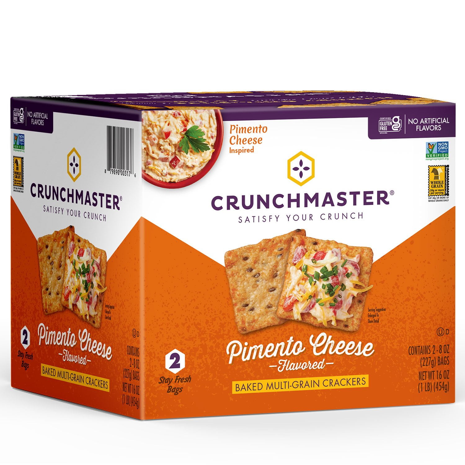 Crunchmaster Pimento Cheese Cracker, 16 oz. - Samsclub.com