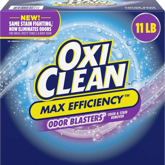 OxiClean Max Efficiency Odor Blasters Laundry Stain Remover Powder, 11 ...