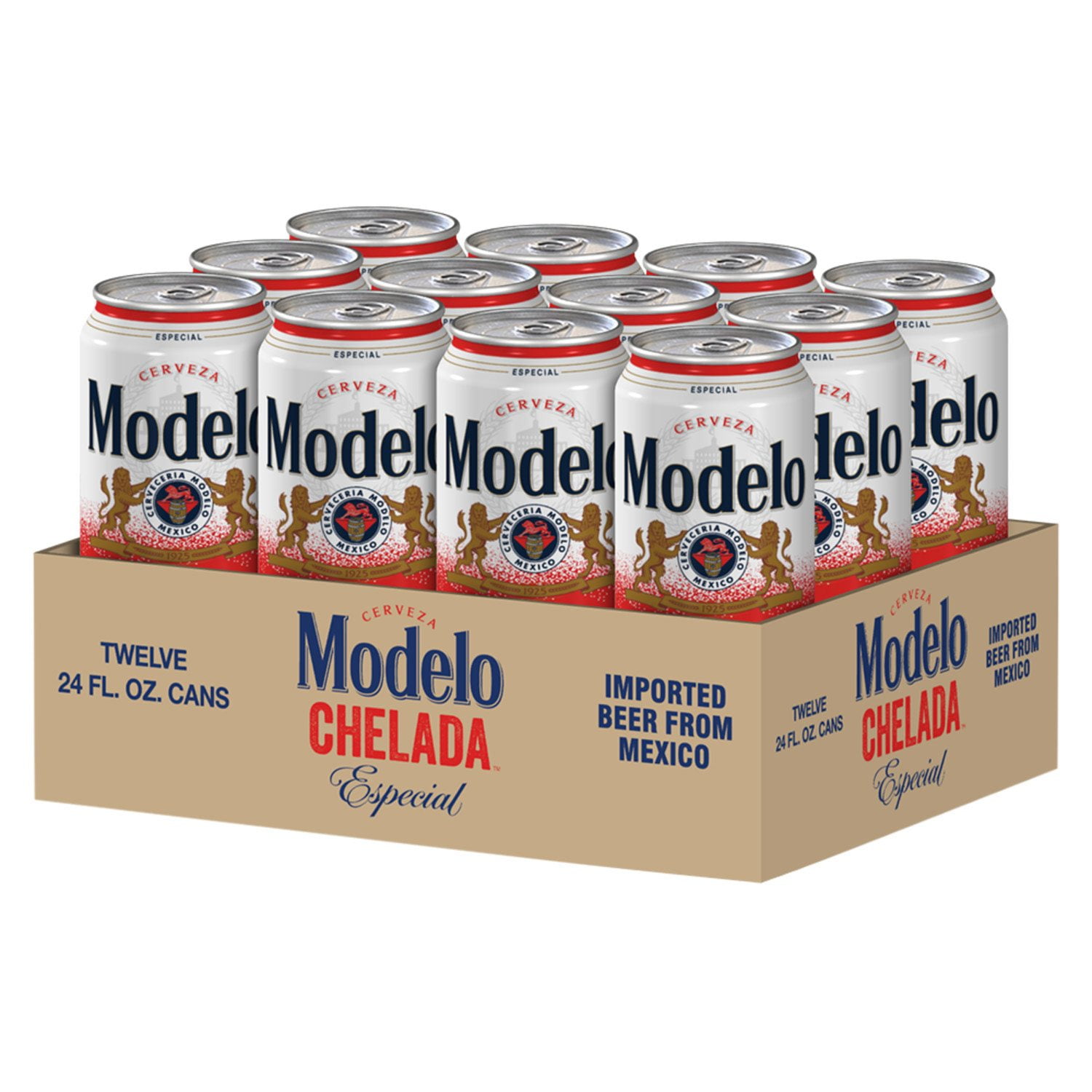Modelo Chelada Especial Lager Beer, 24 fl. oz. can, 12 pk. - Samsclub.com