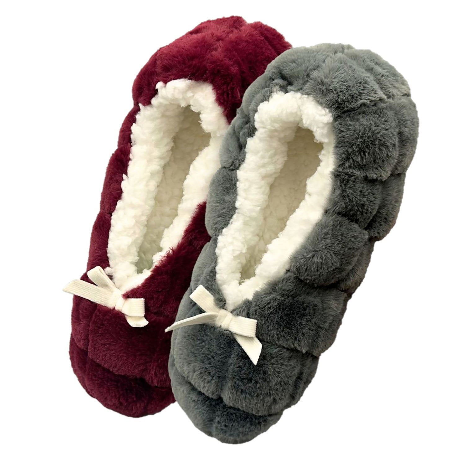 Brookstone Women's 2-Pack Cozy Slipper Sock - Samsclub.com