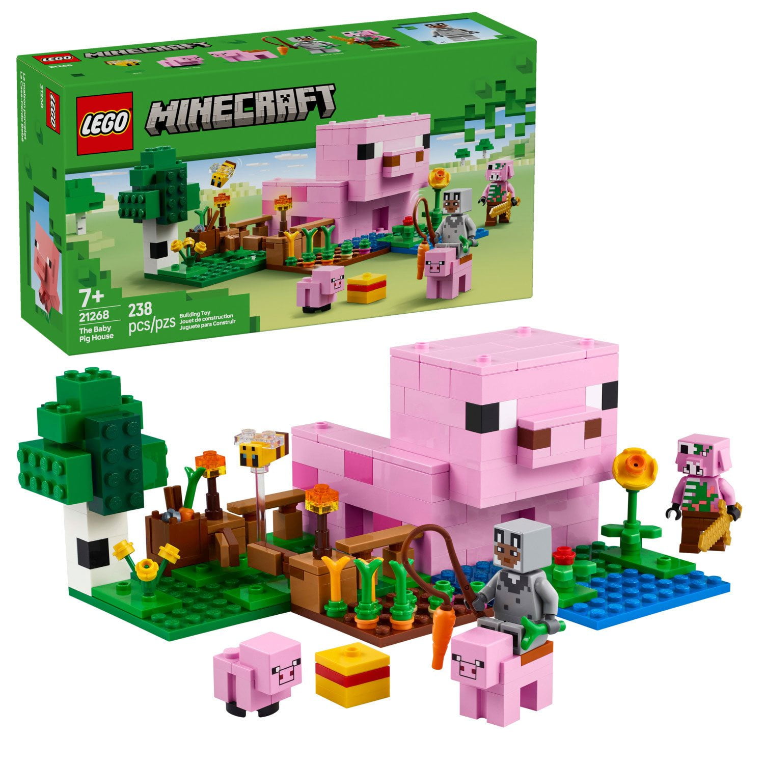 LEGO Minecraft The Baby Pig House Building Toy, 238 pcs. - Samsclub.com
