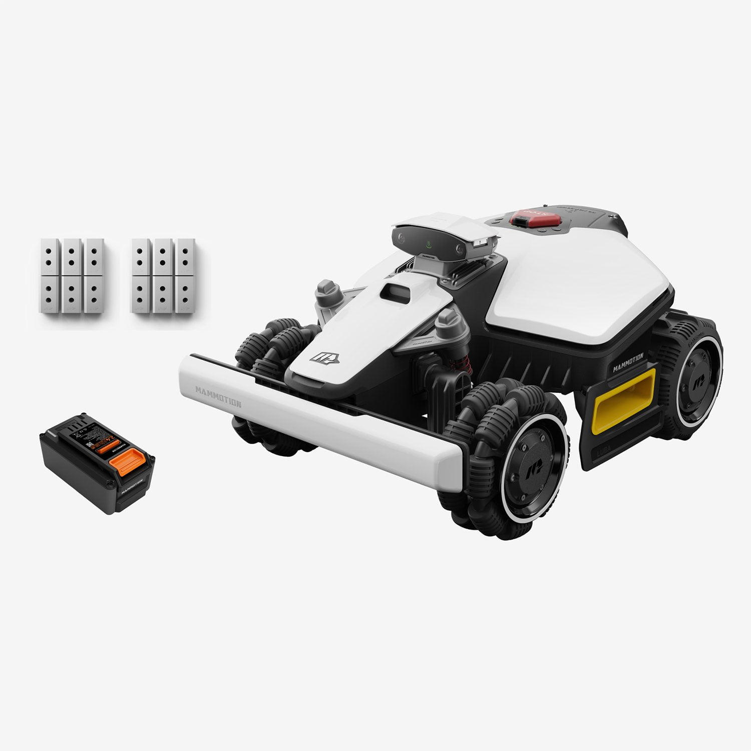 LUBA Mini AWD 800 Robotic Lawn Mower For 0.25 Acre With extra 48 Blades ...