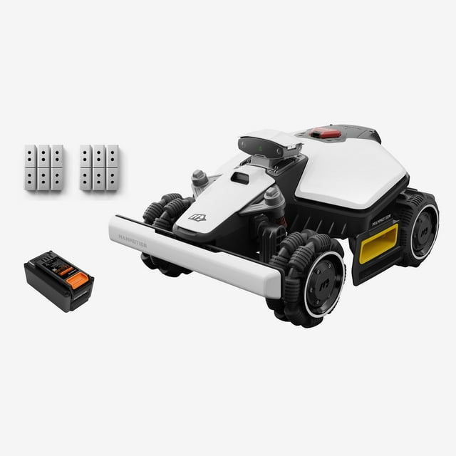LUBA Mini AWD 800 Robotic Lawn Mower For 0.25 Acre With extra 48 Blades ...