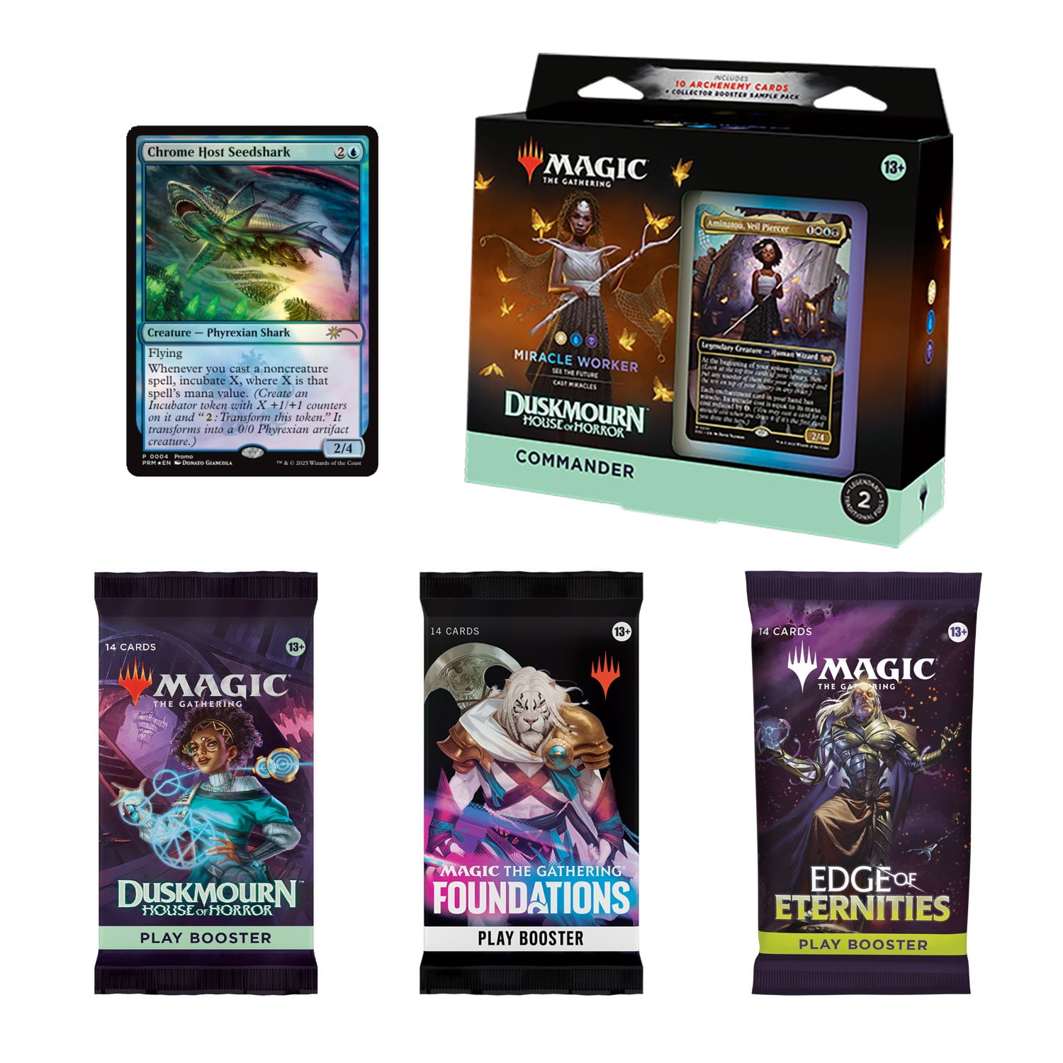 Magic: The Gathering Duskmourn Haunts & Horrors Commander Pack ...