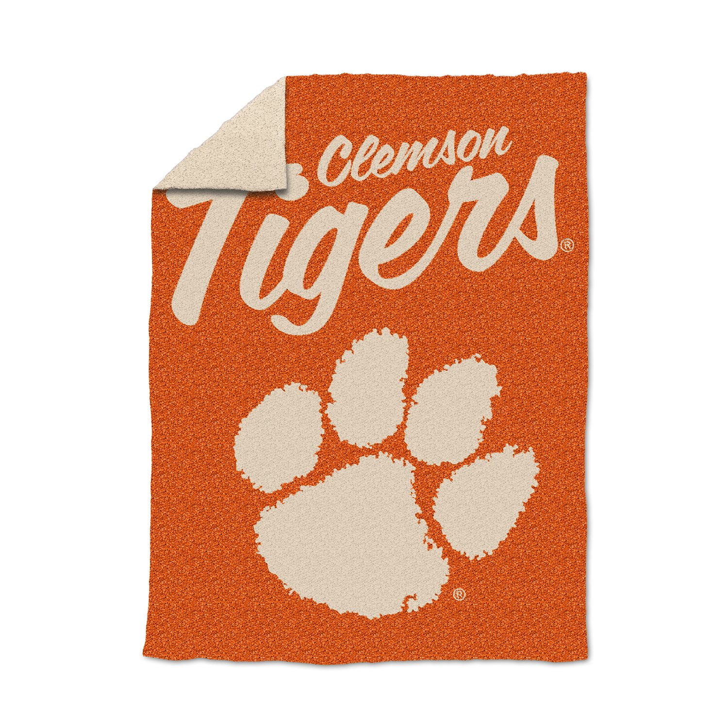 Logo Brands Clemson Tigers Luxe Dreams Throw, 60" x 80" - Samsclub.com