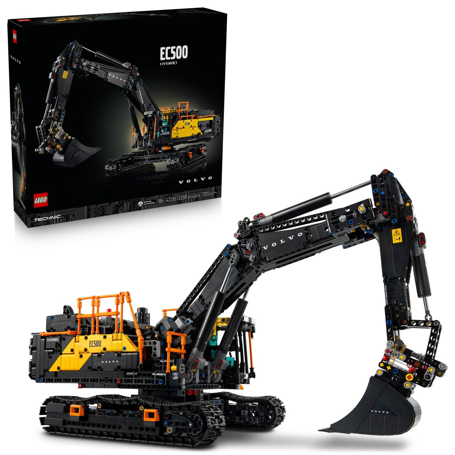 LEGO Technic Volvo EC500 Hybrid Excavator Building Set, 2359 pc ...