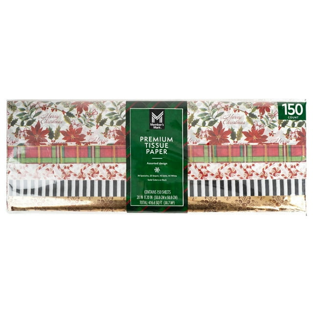Member's Mark Assorted Printed Tissue Paper, 150 ct. - Samsclub.com