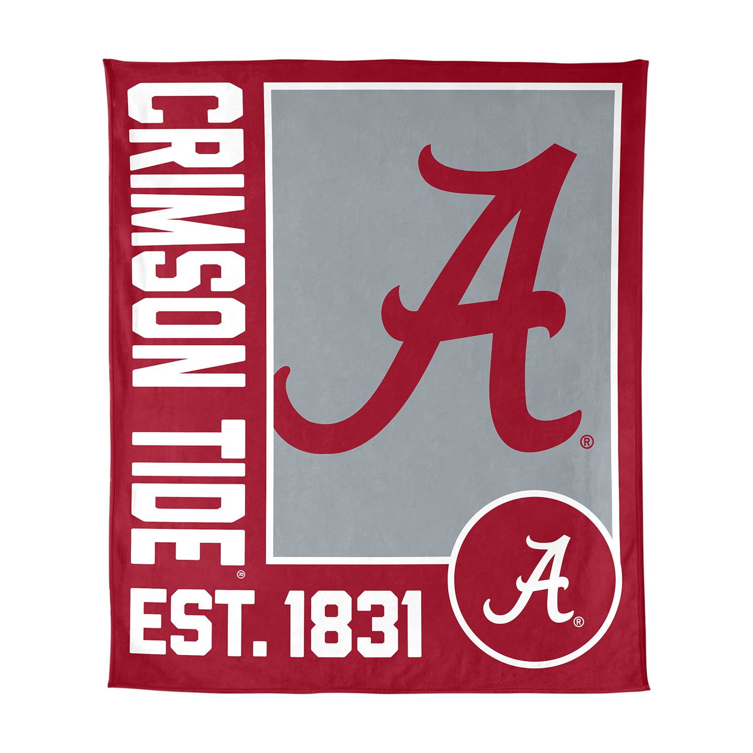 Logo Brands Alabama Crimson Tide 60"x70" Super Plush Blanket - Samsclub.com