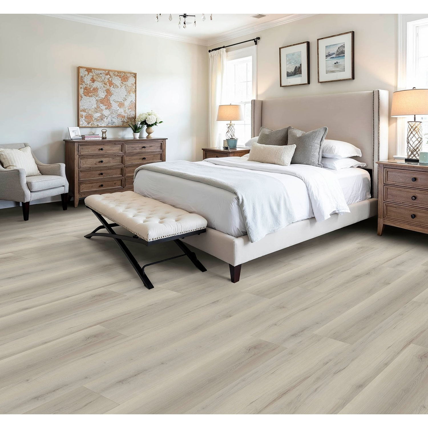 Select Surfaces Lancaster Rigid Core Vinyl Flooring 2-pack - Samsclub.com