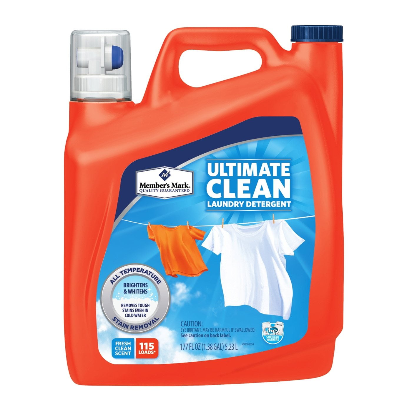 Member's Mark Ultimate Clean Liquid Laundry Detergent (177 fl. oz., 115 ...