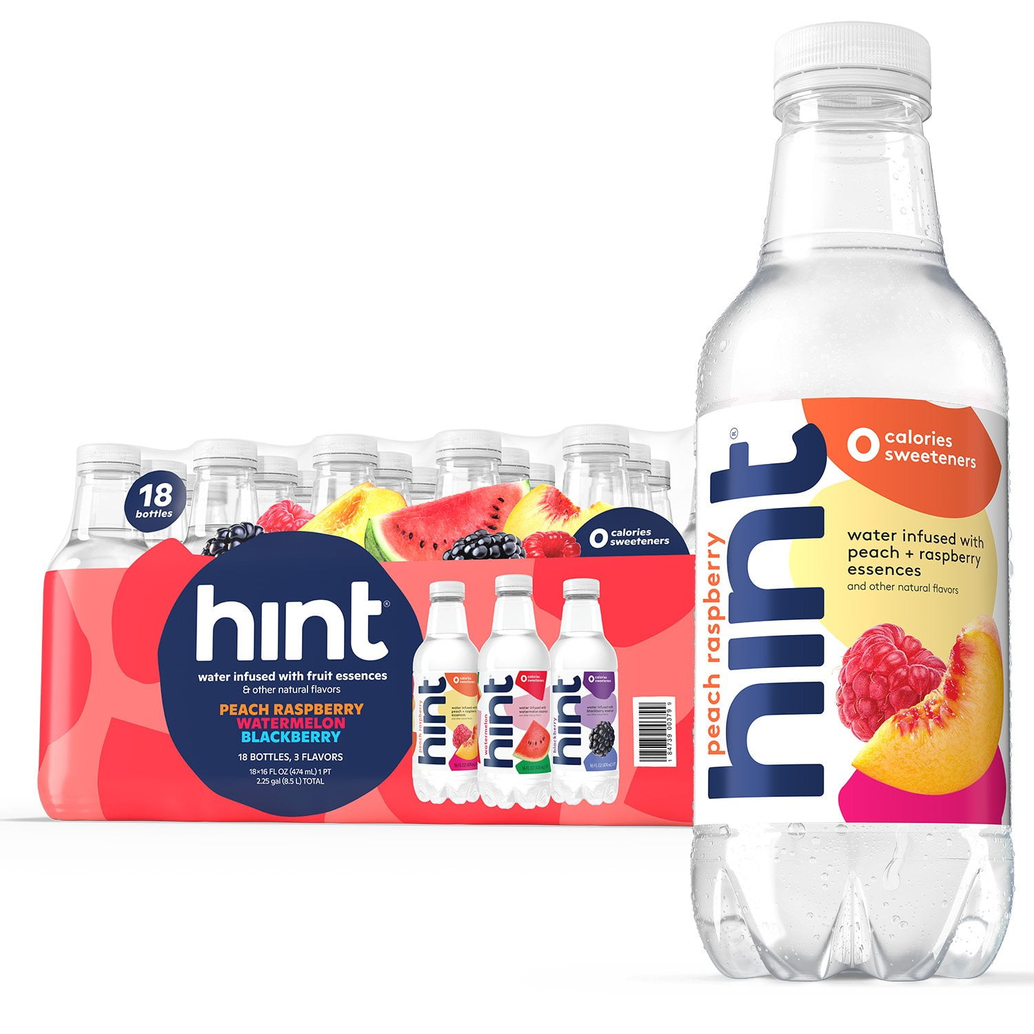 Hint Flavored Water Variety Pack 16 fl. oz., 18 pk. - Samsclub.com
