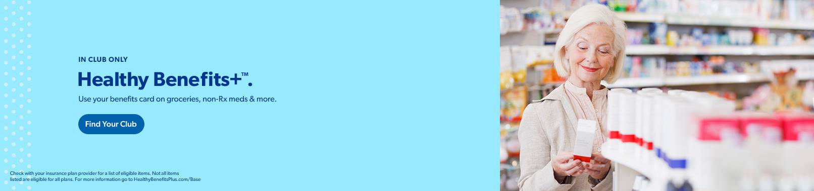 Food & OTC Benefits at Sam's Club